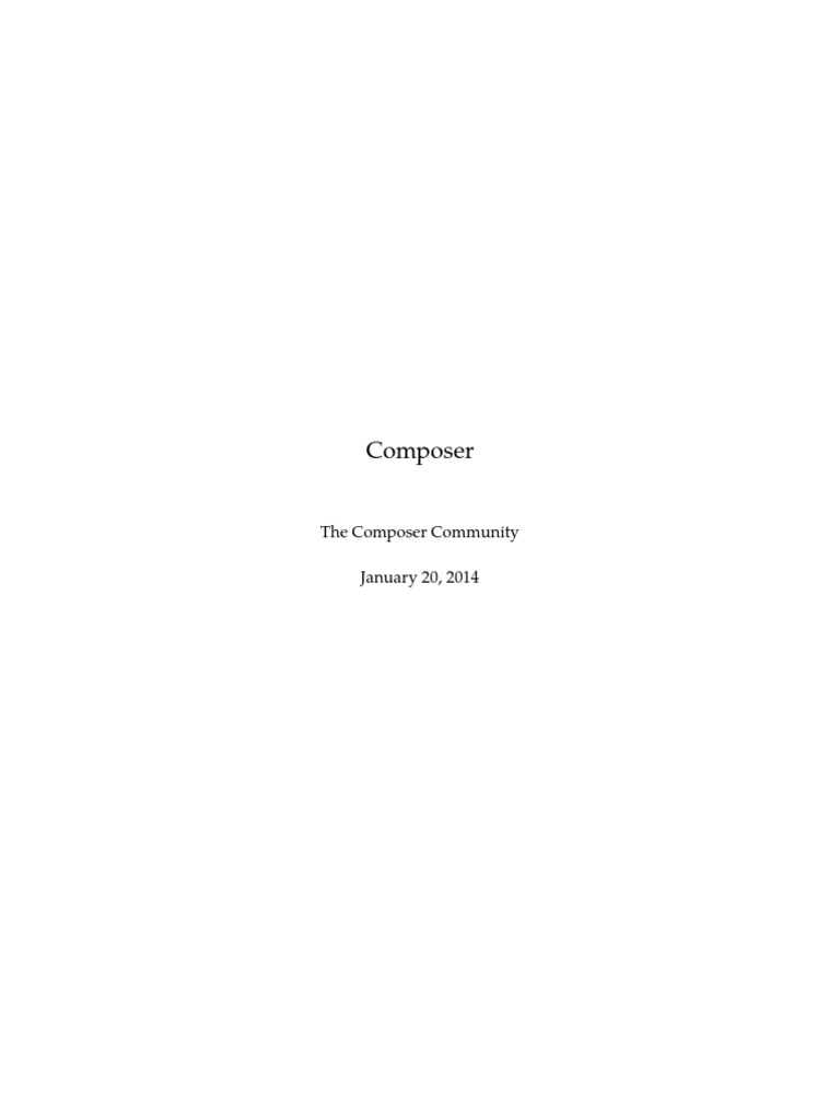 Php Composer Download Free Pdf Php Command Line Interface 0404