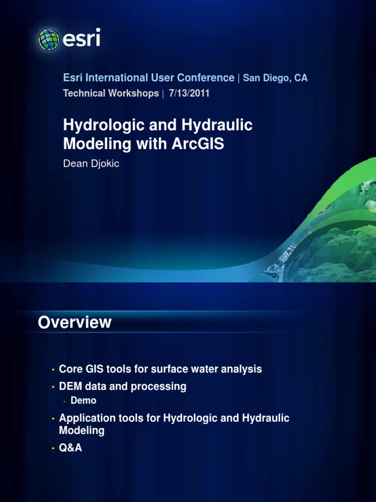 Hydrologic & Hydraulic Modeling with ArcGIS | PDF | Drainage Basin ...