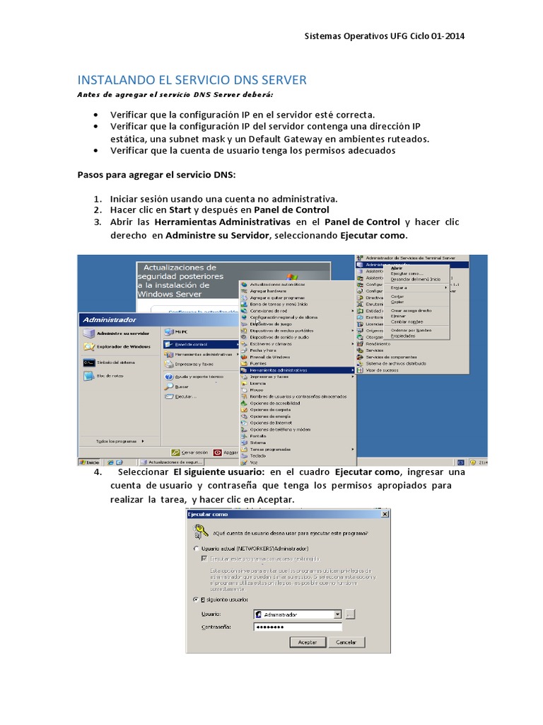 Practica Instalacion DNS | PDF | sistema de nombres de dominio | Servidor (Computación)