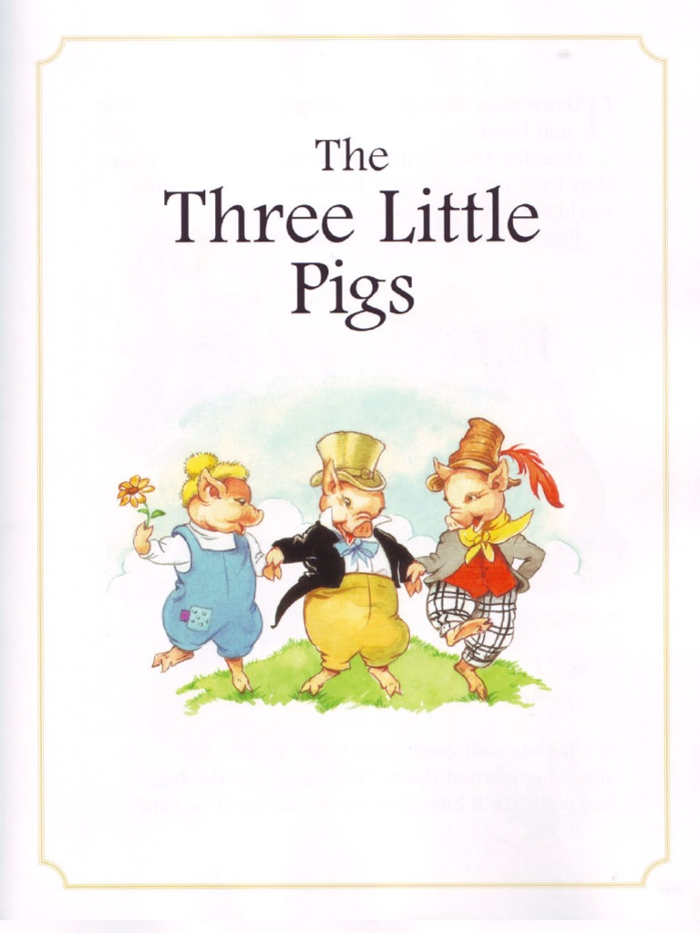 The Three Little Pigs' Adventure | PDF