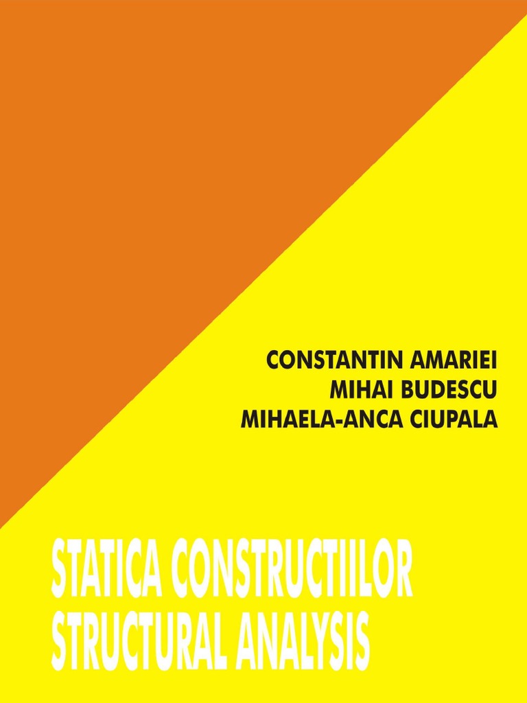 Statica Constructiilor Ro-En | PDF