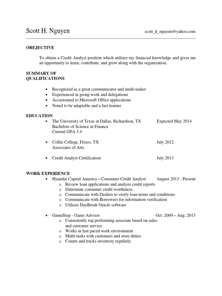 Scott Nguyen Resume 2 | PDF | Business