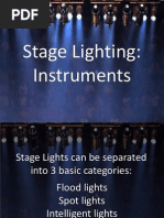 Stage Lighting Guide | PDF | Shadow | Lighting