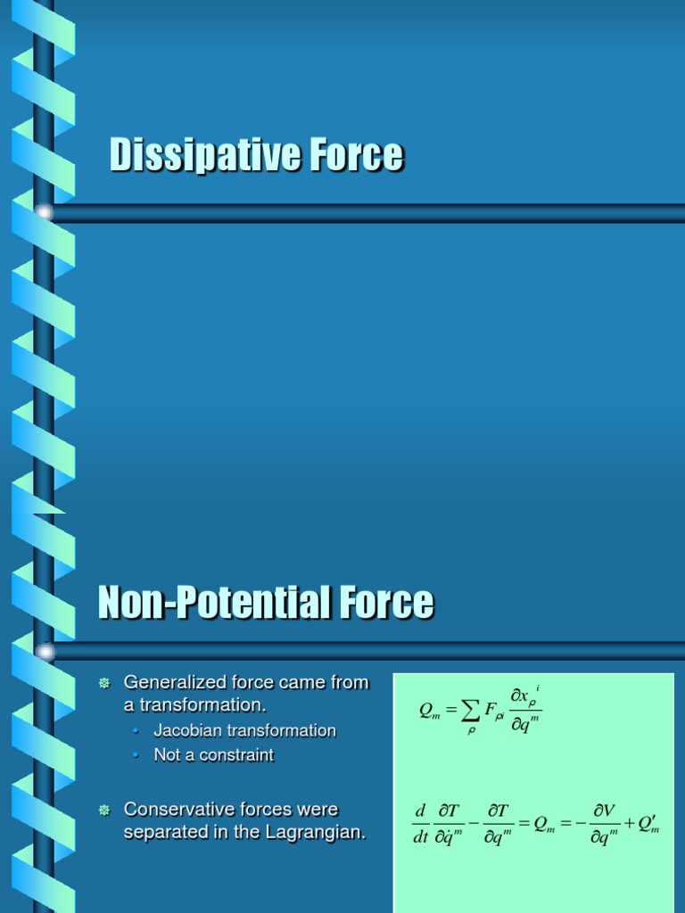 Dissipative Forces | Lagrangian Mechanics | Damping