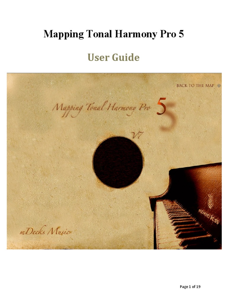 Mapping Tonal Harmony Pro 5: User Guide | PDF | Music Theory | Elements ...