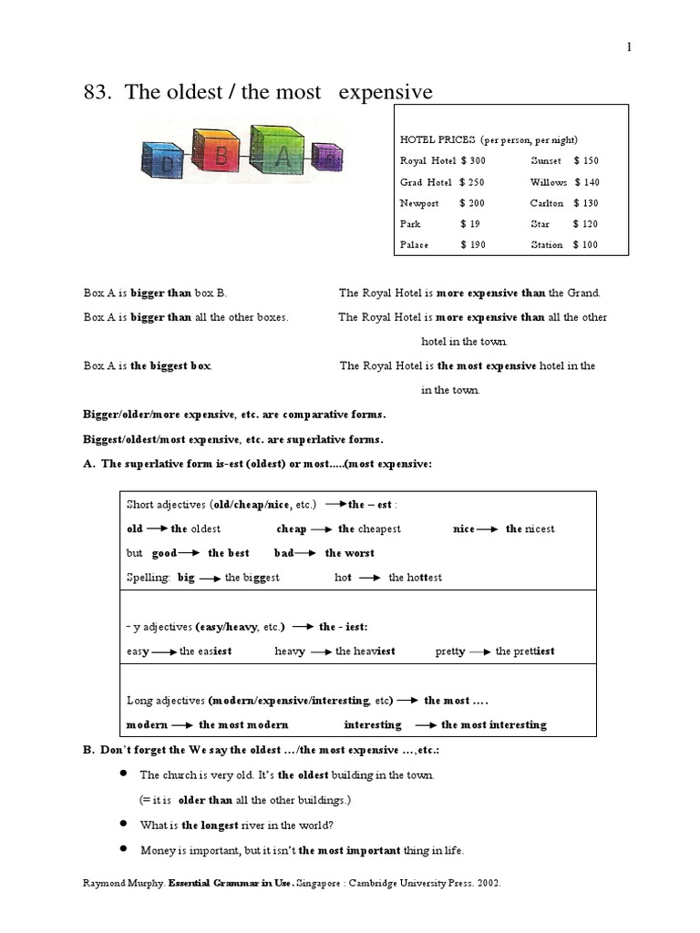 83 Superlative The Oldest | PDF | Language Mechanics | Style (Fiction)