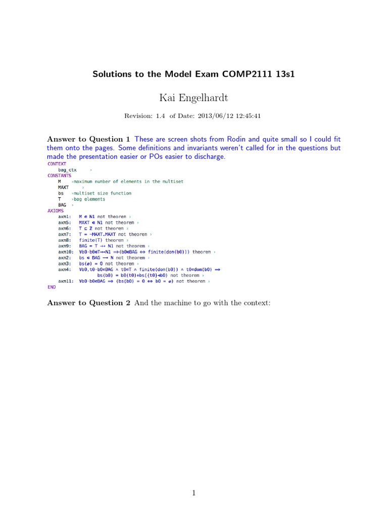 Model13s1soln Java | PDF | Variable (Mathematics) | Teaching Mathematics