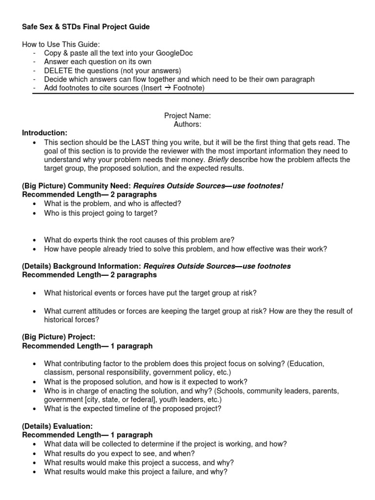 STDs Project Download | PDF | Sexually Transmitted Infection | Target ...