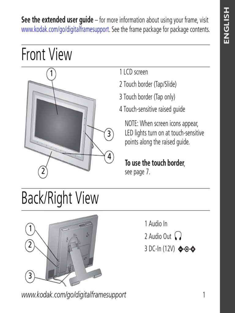 M820 M1020 Digital Frames UG GLB en | PDF | Implied Warranty ...