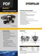 Cat C18 ACERT Spec Sheets - Commercial C18 ACERT marine propulsion engine specifications.pdf ...