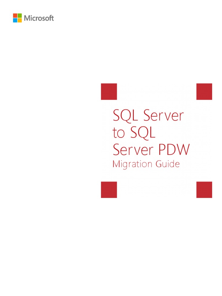 SQL Server To SQL Server PDW Migration Guide | PDF | Database Index ...