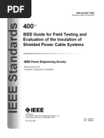 01 Cable Testing Standards Overview of The IEEE 400 Bundle | PDF ...