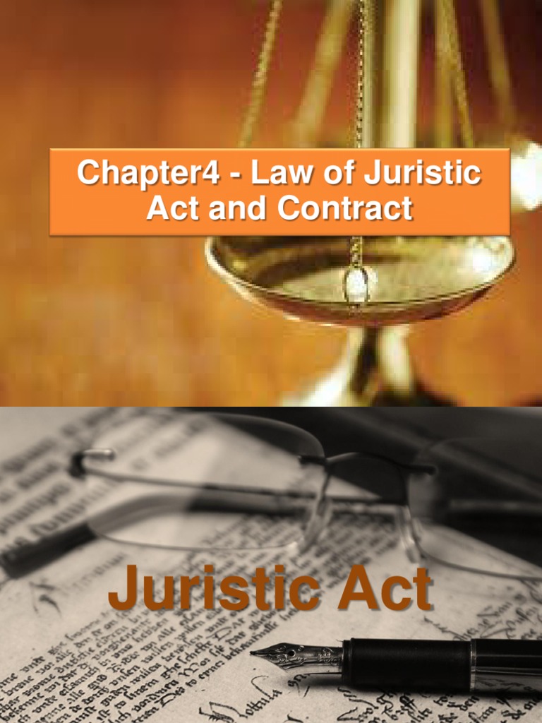 Juristic Act and Contract | PDF | Offer And Acceptance | Void (Law)