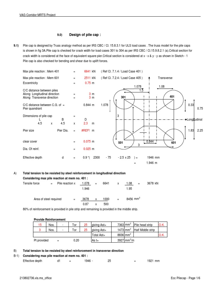Limit State Design of Liquid Retaining Section | PDF | Bending | Deep ...