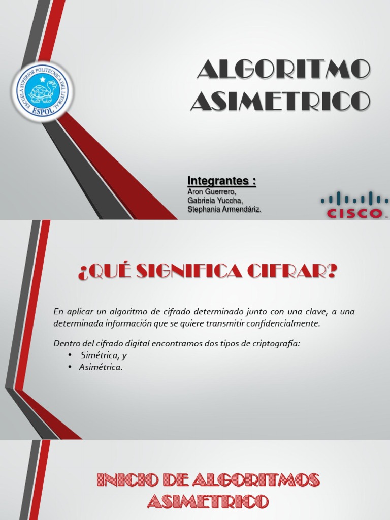 Algoritmo Asimetrico | PDF | Clave (criptografía) | Criptografía