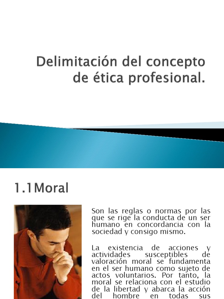 Delimitación Del Concepto de Ética | Descargar gratis PDF | Moralidad | Science