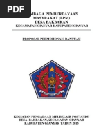 Contoh Proposal Pengajuan Barang | PDF | Kesehatan Holistik