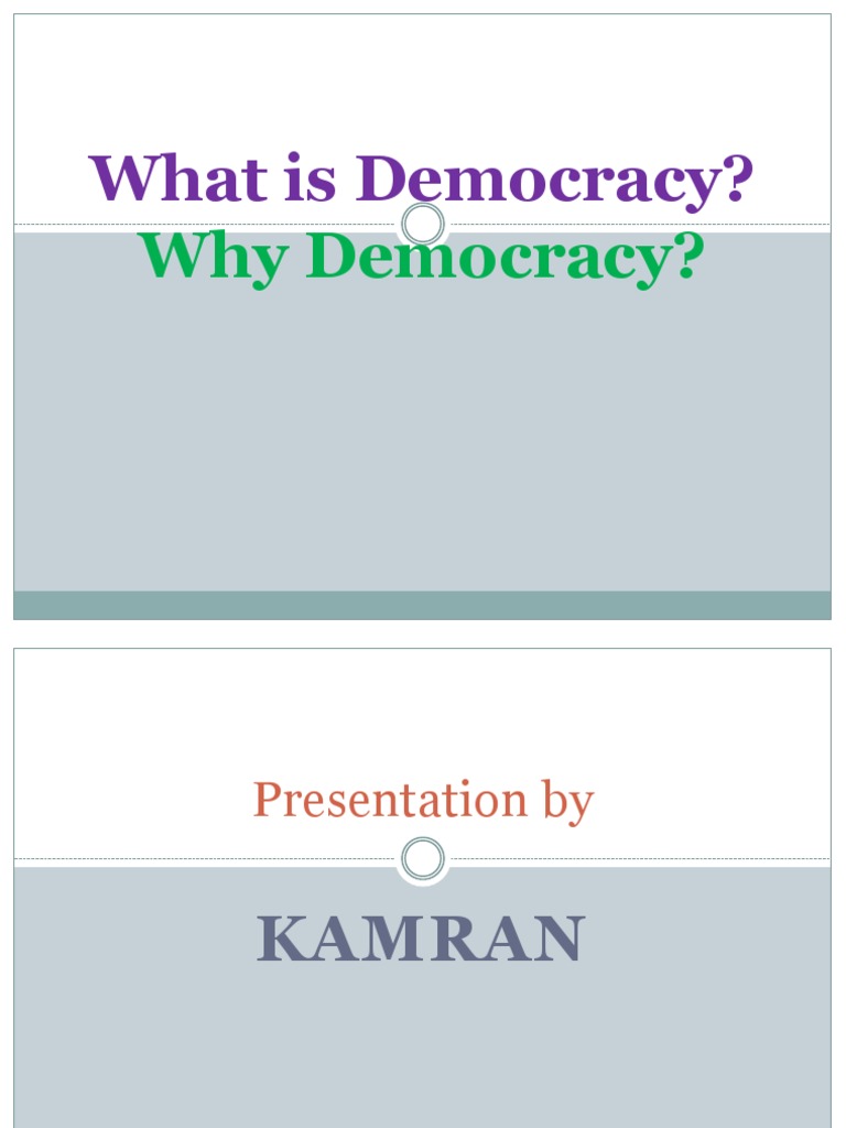 Democracy 1 | PDF | Elections | Democracy