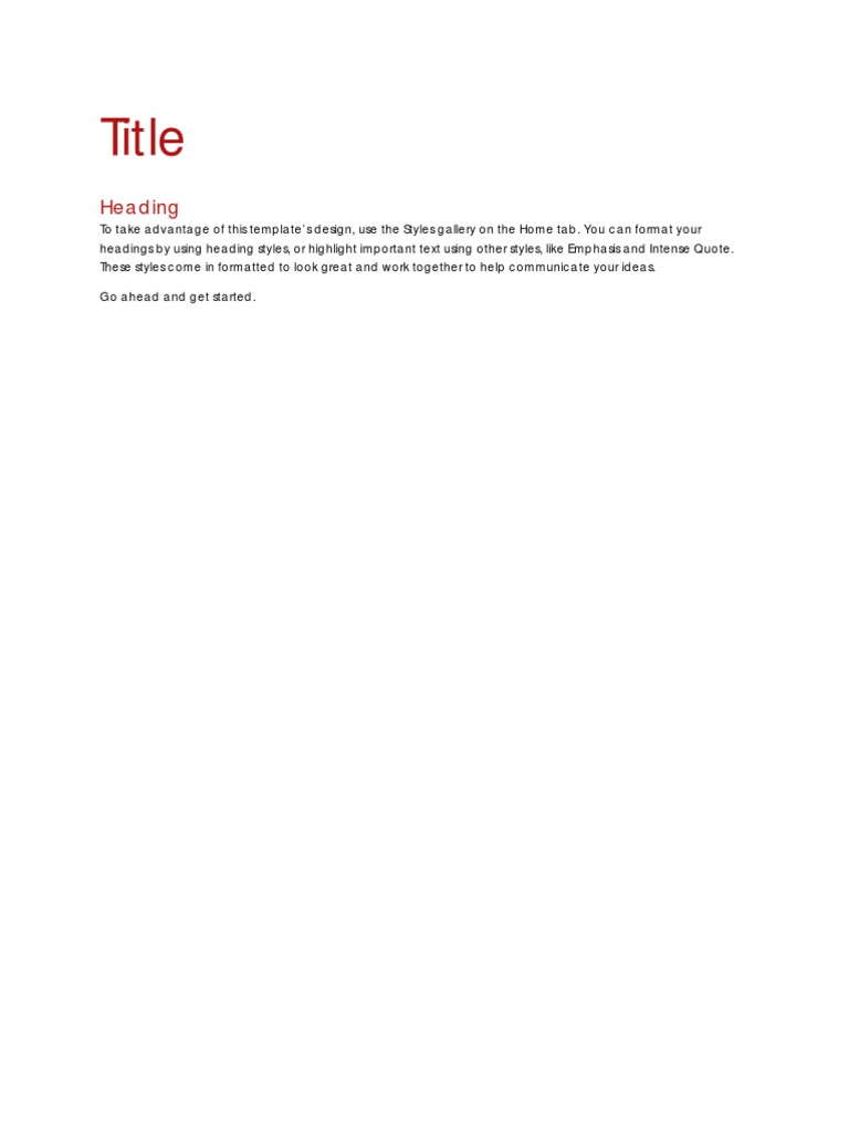 Title: Heading | PDF | Self-Improvement