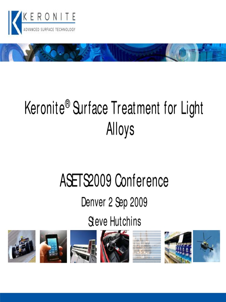 Microarc Oxidation - Keronite | PDF | Magnesium | Aluminium