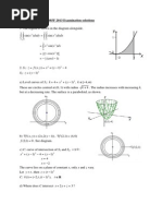 Calc 3 Cheat Sheet | PDF | Mathematical Analysis | Space