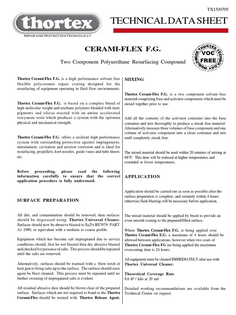 Cerami Flex FG | PDF | Polyurethane | Abrasive