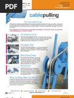Calculating Cable Pulling Tensions | PDF | Mechanical Engineering ...