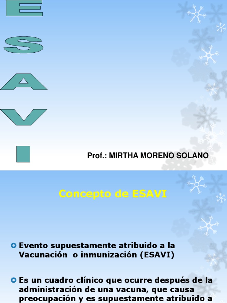 4 - Esavi | PDF | Vacunas | Rtt
