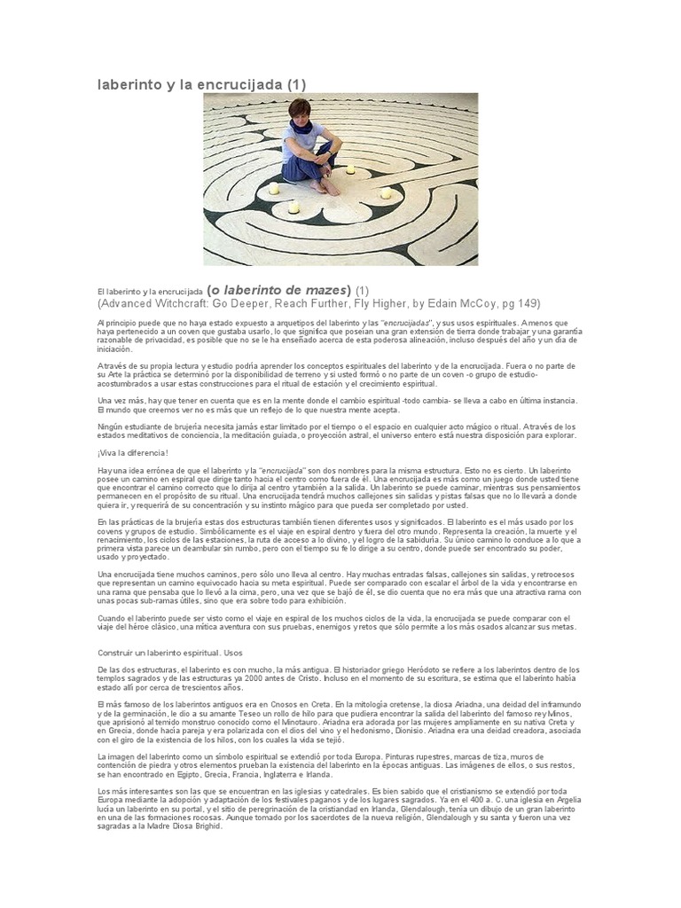 Laberinto y La Encrucijada | PDF | Laberinto | Juegos para un jugador