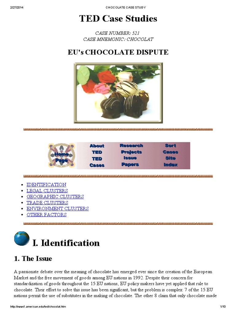 Chocolate Case Study | PDF | Cocoa Bean | Chocolate