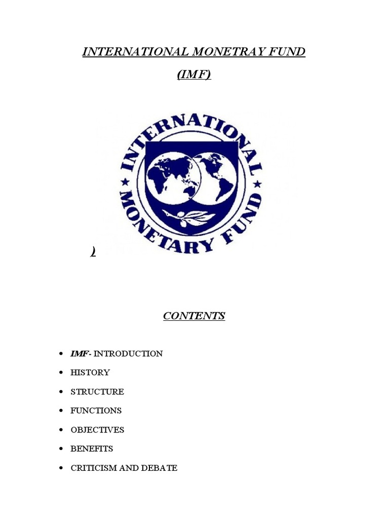 IMF | PDF