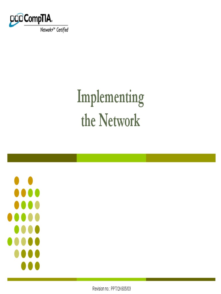 09 Implementing The Network | PDF | Classes Of Computers | Media Technology