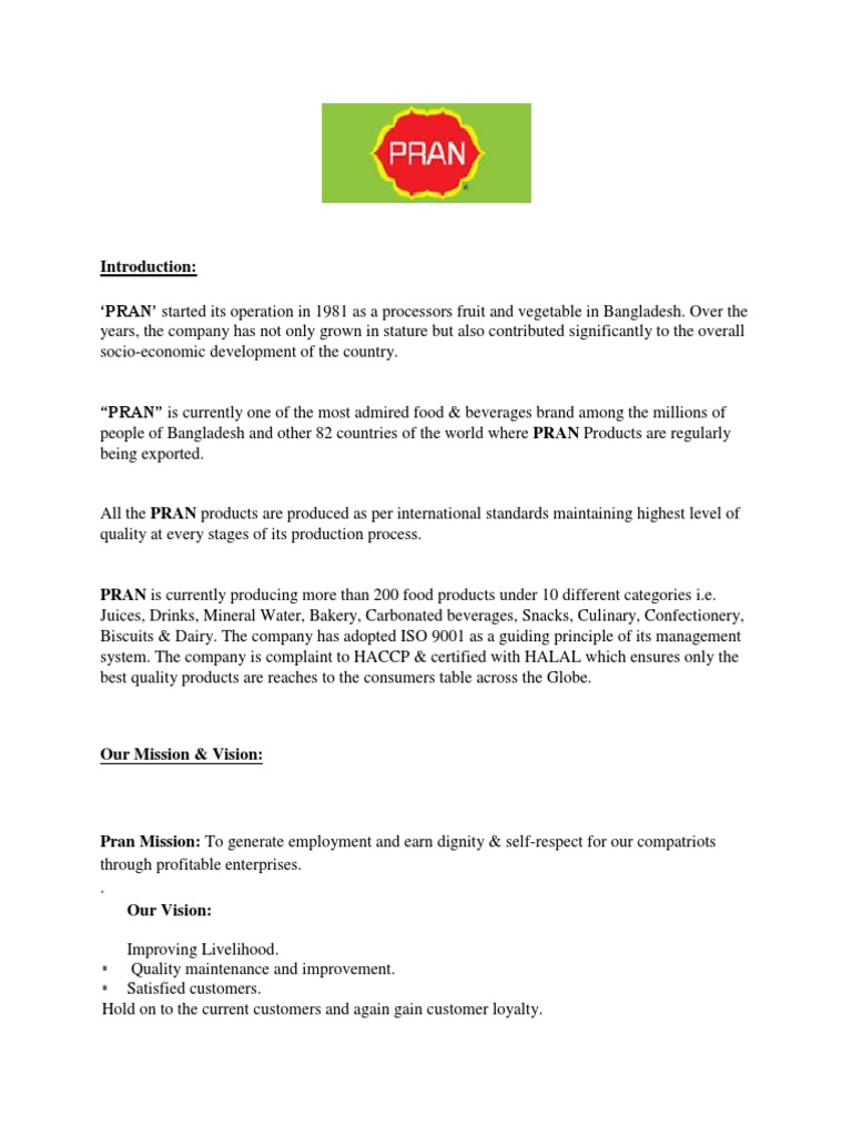 Pran | PDF | Advertising | Brand