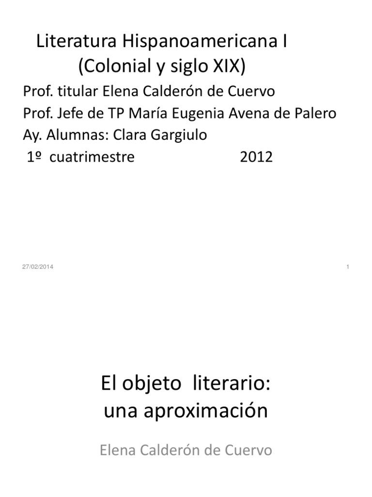 Literatura Colonial Hispanoamericana | PDF | Poética (Aristóteles ...