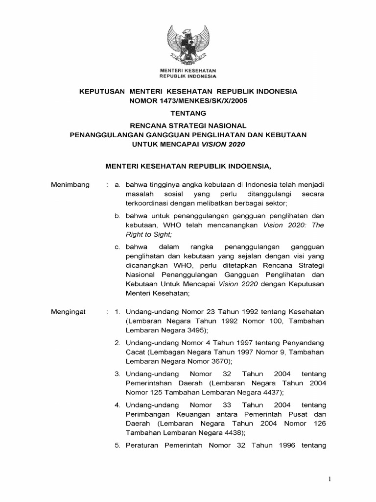 Depkes RI 2005 | PDF