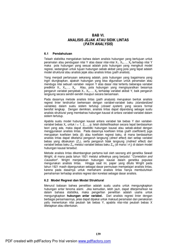 6 Analisis Path Pdf