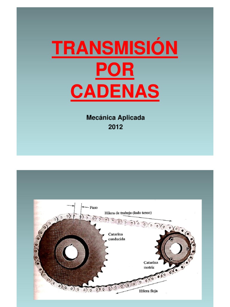 Tipos y aplicaciones de las transmisiones por cadena, sus ventajas ...