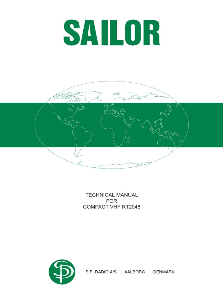 Sailor Rt2048 | PDF | Amplifier | Detector (Radio)