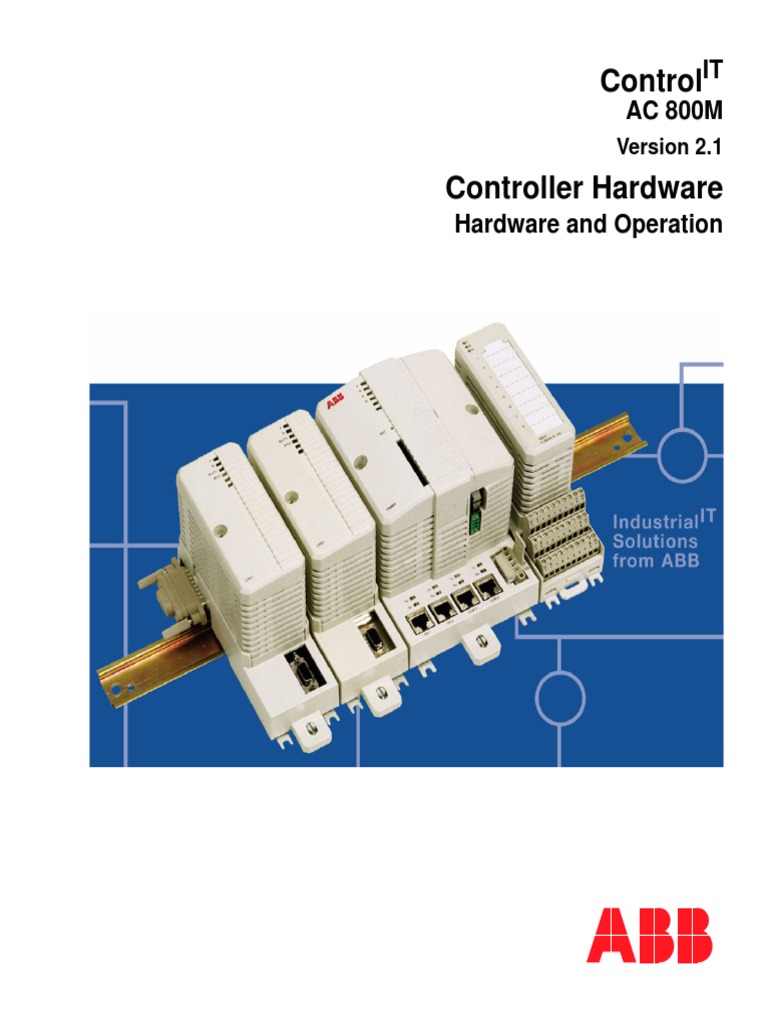 AC800M Manual, ABB | Electrical Connector | Power Supply