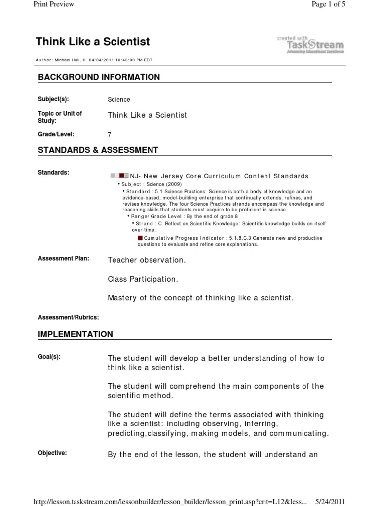 Think Like a Scientist | Scientific Method | Inference | Free 30-day ...