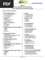 QCM Word avec Corrigés PDF | PDF | Microsoft Word | Contrôle (touche)