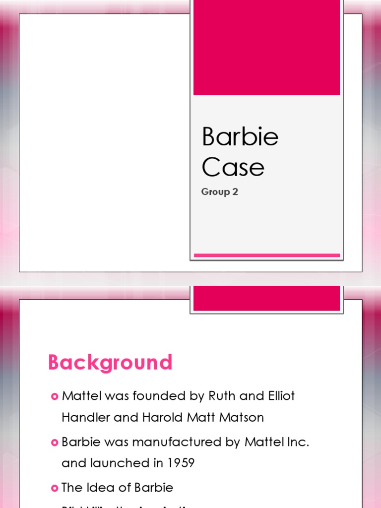 Barbie Case Study | PDF | Social Science