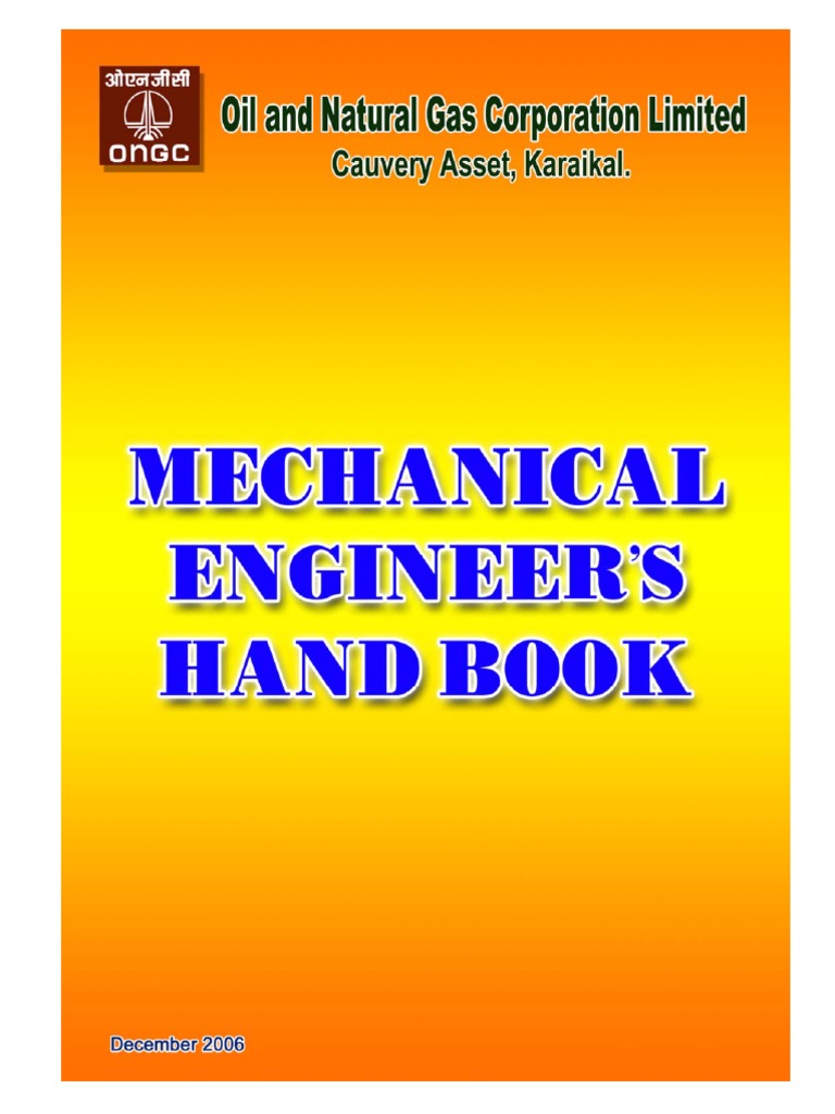 A Mechanical Engineer's Handbook by ONGC | PDF | Friction | Wear