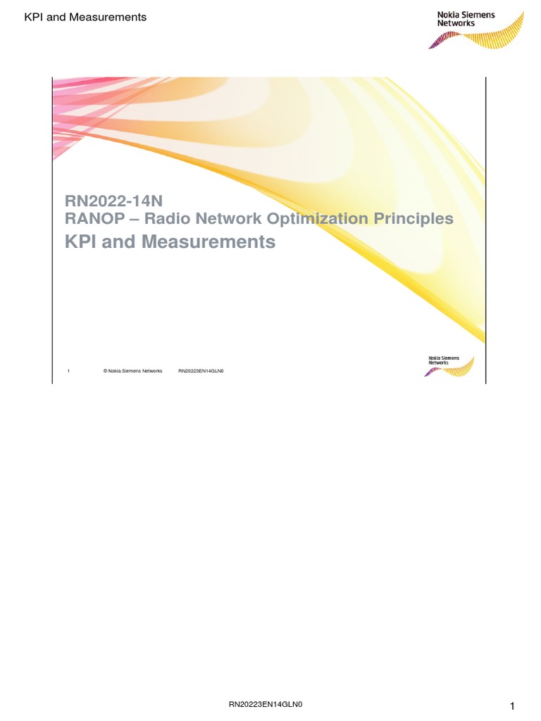GSM KPI and Measurements | PDF | General Packet Radio Service | Radio Resource Management