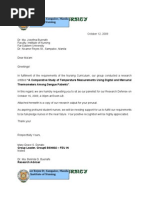 Validation Request for Thesis Questionnaire | PDF | Science