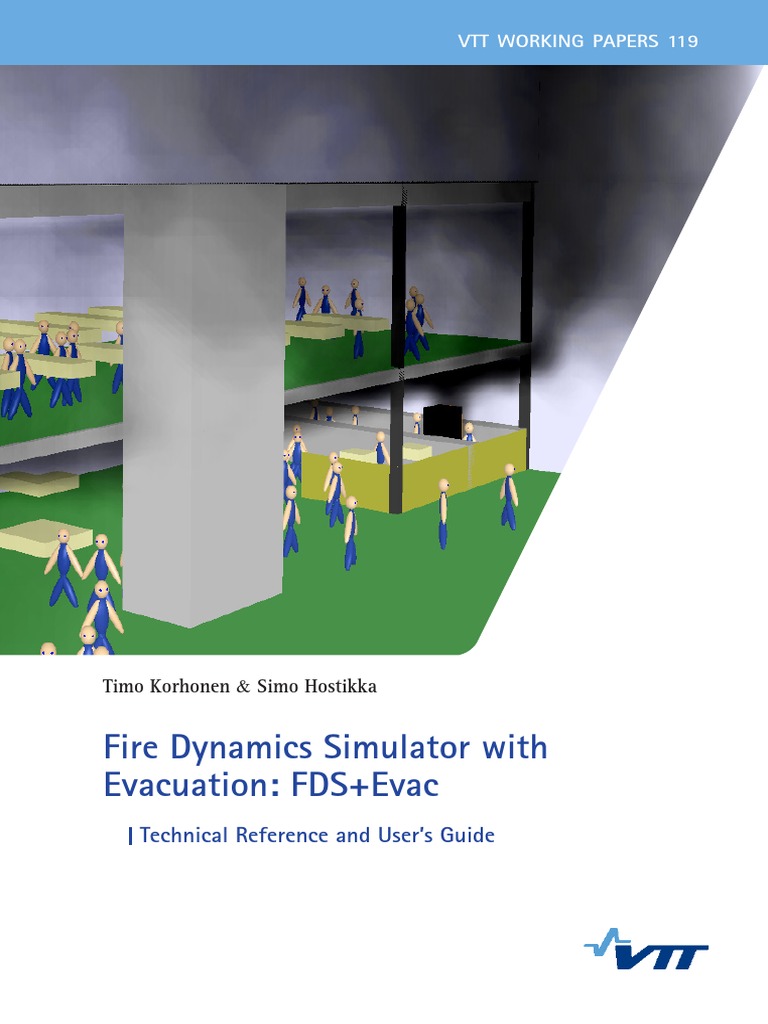 Fire Dynamics Simulator With Evacuation Vtt | Computer Simulation ...