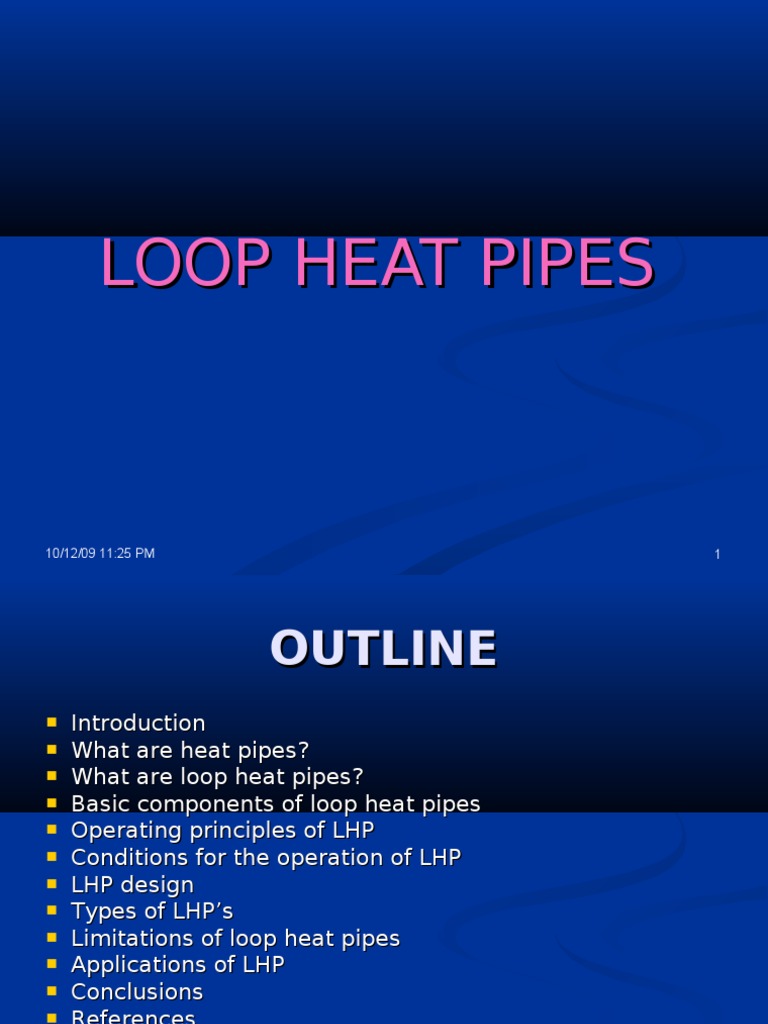 Loop Heat Pipes-Ashwin Thottumkara Full | PDF | Chemical Engineering ...