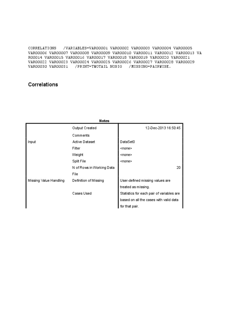 Correlations: Notes | PDF