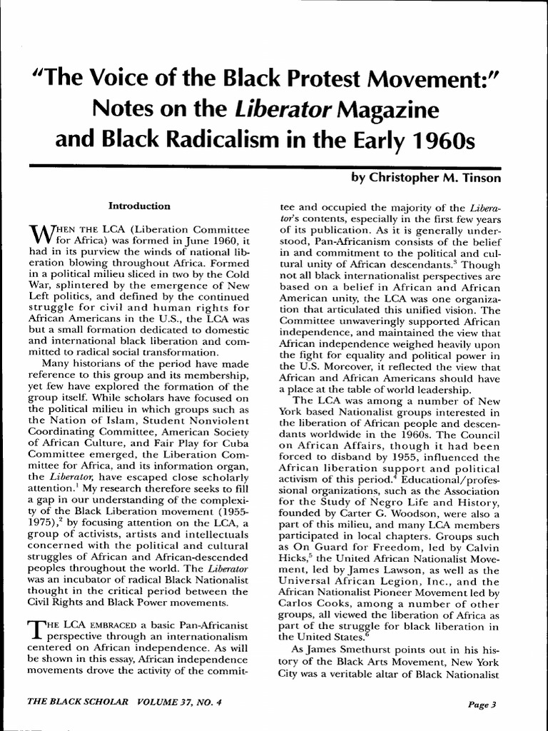 Liberator Magazine | PDF | African American Civil Rights Movement (1954 ...