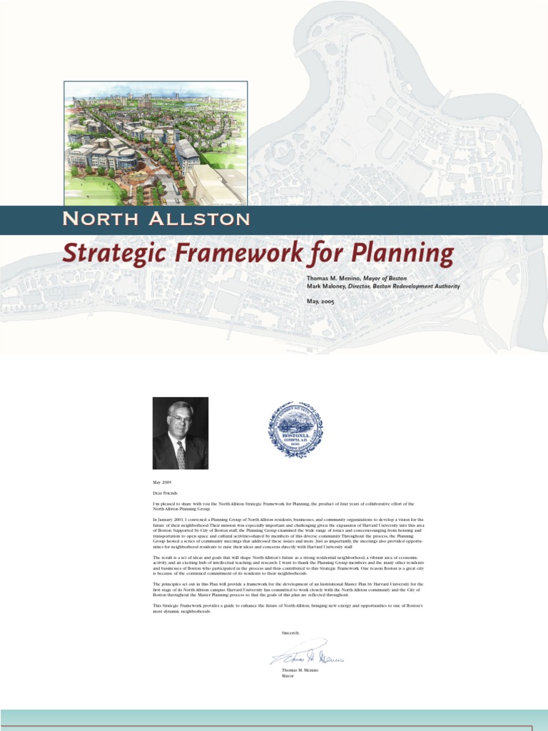 North Allston Strategic Framework For Planning | PDF | Harvard ...